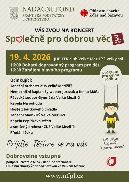 Velkomeziříčsko - Jedna akce za druhou. Nadační fond slaví deset let ...